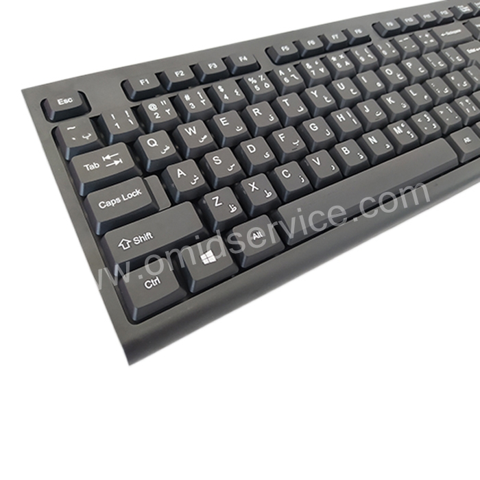 کیبورد سیم دار P-NETمدل KB-600 | امید سرویس