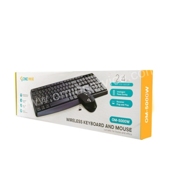 کیبورد موس وایرلس Onemax مدل Om-5000w | امید سرویس